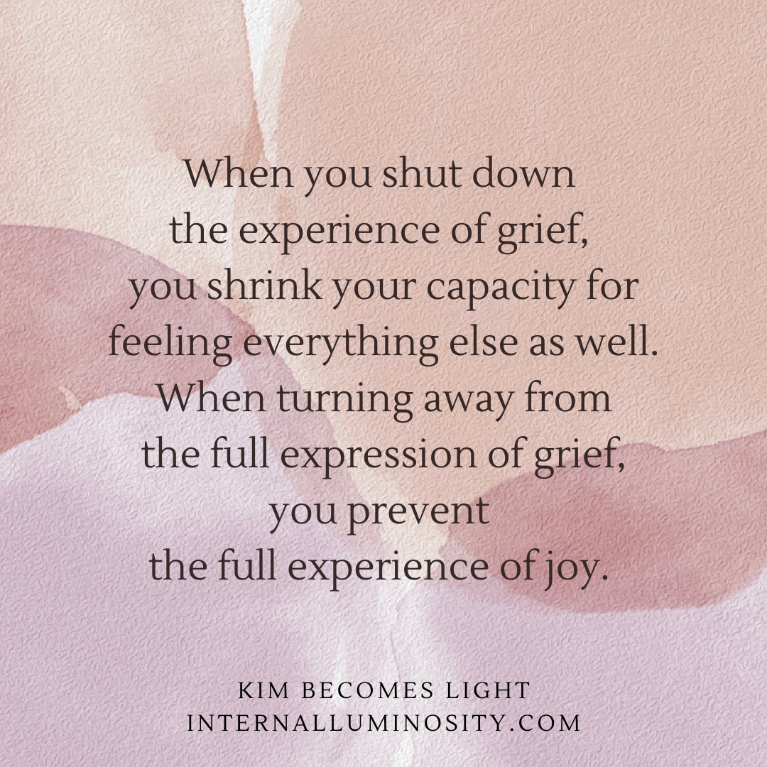 The Truth About Grief – Internal Luminosity